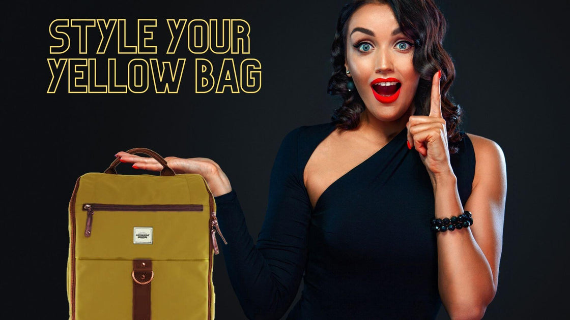 How to Style Your Yellow Anvanda Bag?