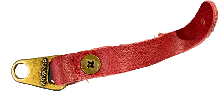 zipper puller leather